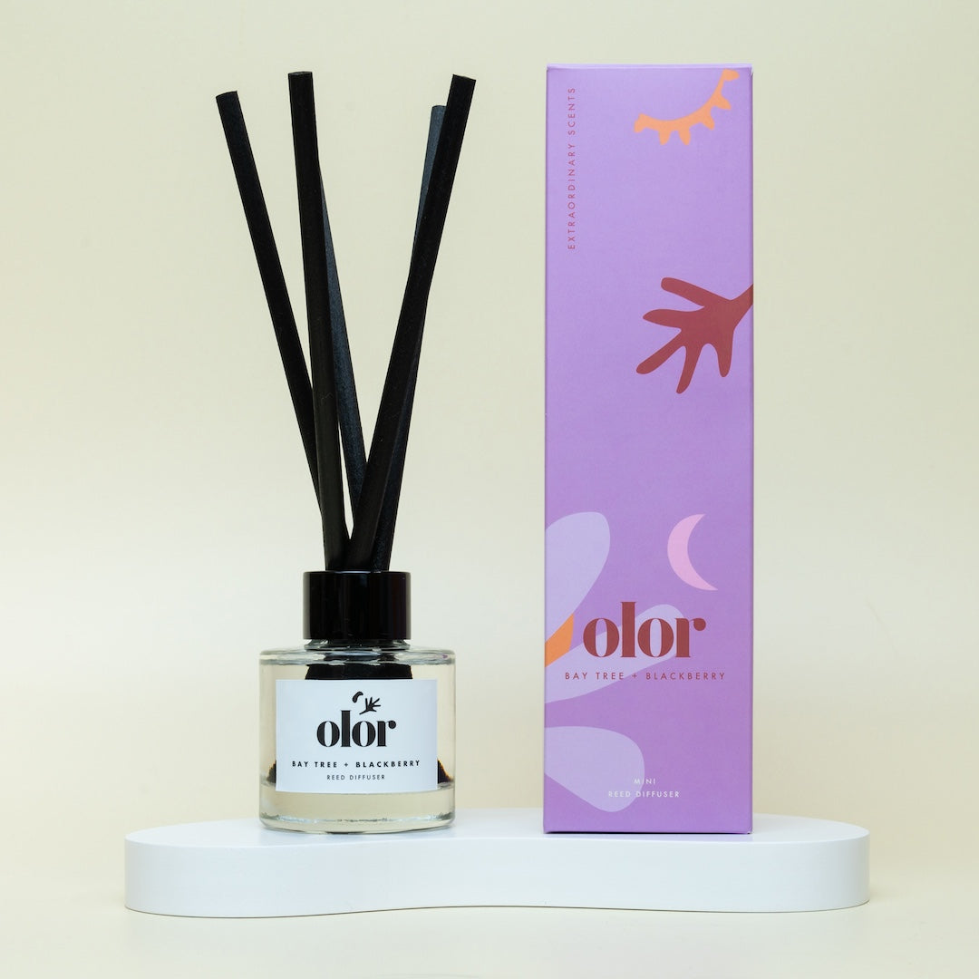 OLOR Bay Tree + Blackberry Luxury Reed Diffuser
