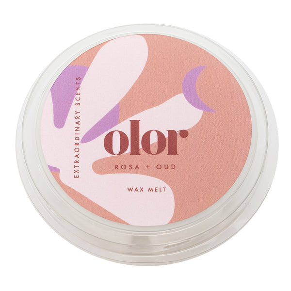 OLOR Rosa + Oud Luxury Scented Wax Melt